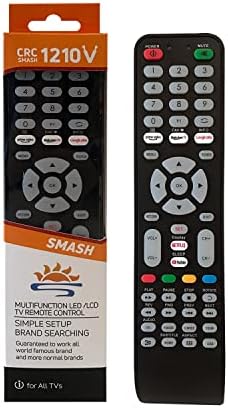 CRC1210V Universal TV Remote Control Compatible with LG, Samsung, Sony ...