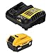 DEWALT 20V MAX Battery and Charger Kit with Bag, 5.0Ah (DCB205CK ...