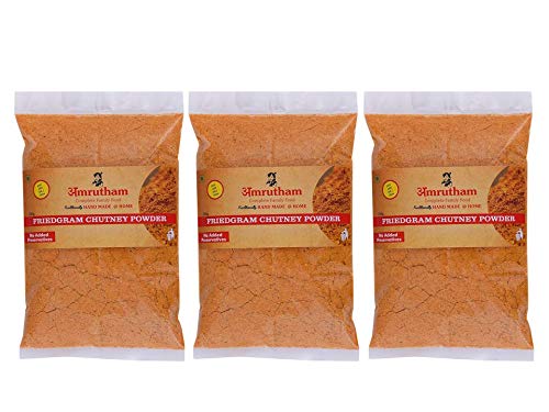 Amrutham Friedgram Chutney Powder 200 gm (3 Packs) : Amazon.in: Grocery ...
