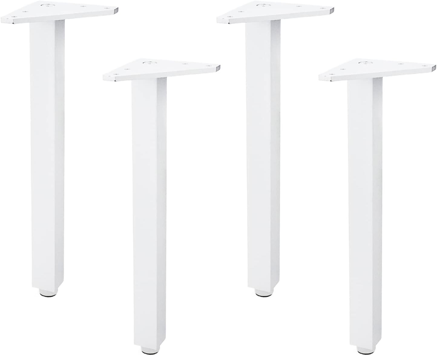 Amazon.com: Geesatis 4 Pcs Height 300mm/12inch Furniture Legs White ...