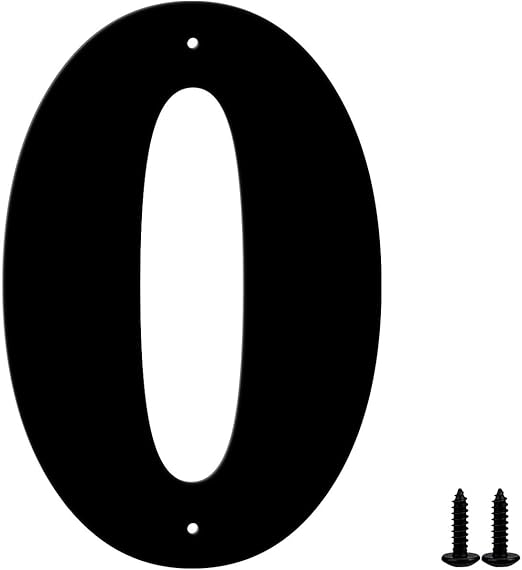 3/4/5/6/8 Inch Metal House Numbers 0-9 Letters A-Z for Outside with ...