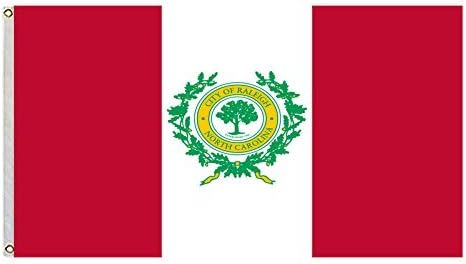 Amazon.com : Fyon Large Flag City of Raleigh Flag 3X5Ft : Patio, Lawn ...