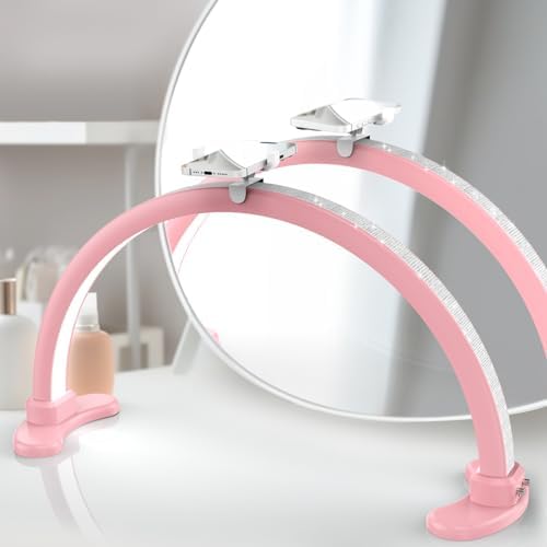 Dlesot Large Half Moon LED Light for Table Nail Desk Lamp, Upgrade Arch ...
