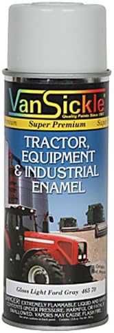 VAN SICKLE PAINT 46570 Light Grey Enamel Paint, 12 Ounce - Spray Paints ...