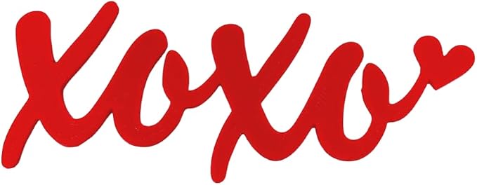 Amazon.com: XOXO Hugs & Kisses Love Fridge Magnet Decor - Great for ...