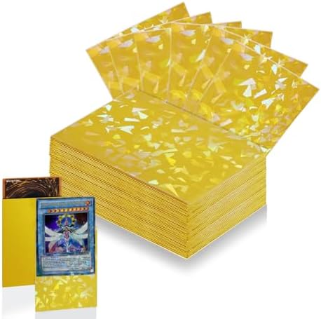 Amazon.com: 100 Count Yellow Card Sleeves for Trading Cards, Perfect ...