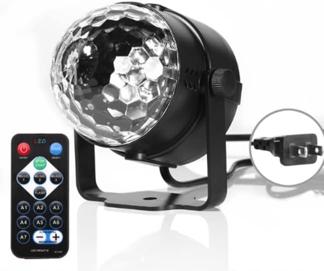 Party Lights,Disco Ball Party Lights Dj Strobe Light with 7 Colors ...
