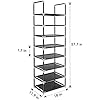 Amazon.com: ERONE Shoe Rack Organizer 8 Tiers, Narrow Storage Durable ...