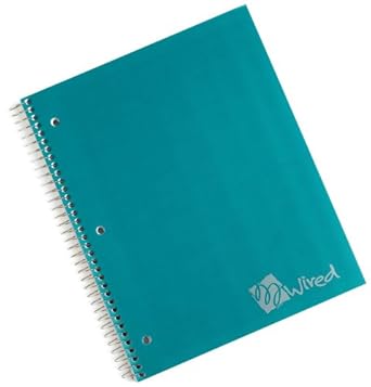 Amazon.com: Top Flight Wired 1 Subject Notebook 8.5 X 11: Books