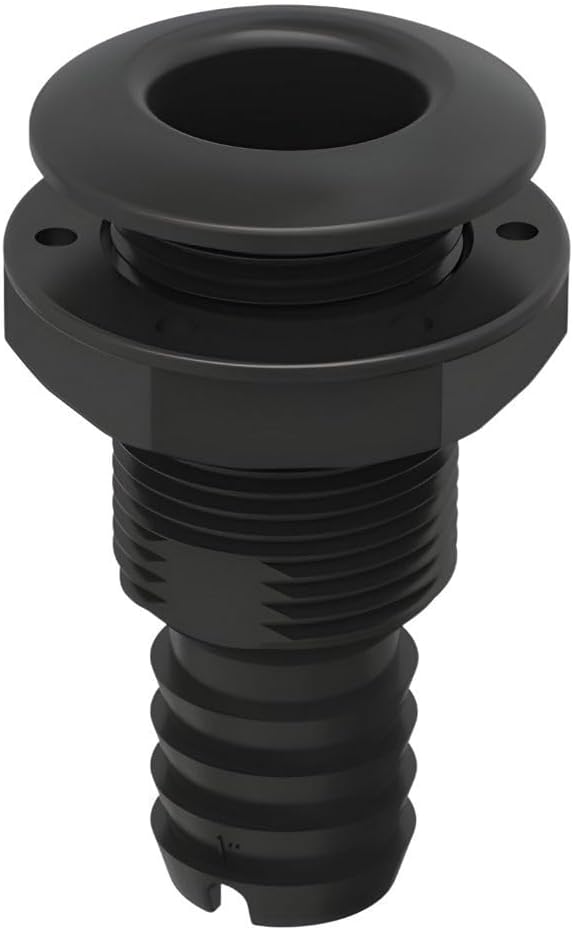 Amazon.com : SEAFLO Thru Hulls Fitting Thru-Hull with Check Valve, 5/8 ...