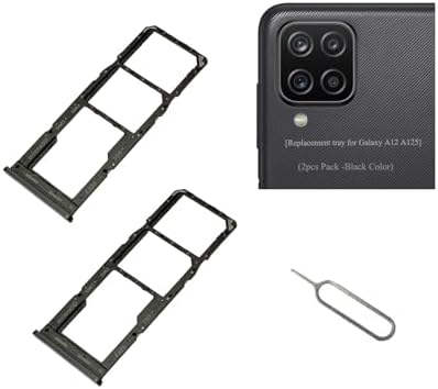 Amazon.com: [2pcs Pack] Galaxy A12 Replacement Dual SIM Card Tray ...