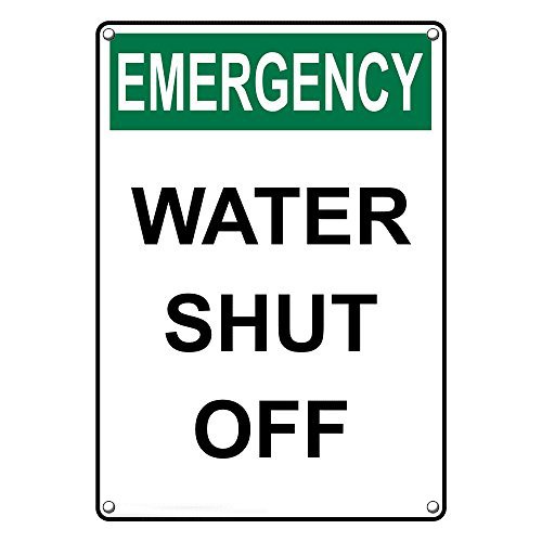 Amazon.com: Weatherproof Plastic Vertical OSHA Emergency Water Shut Off ...