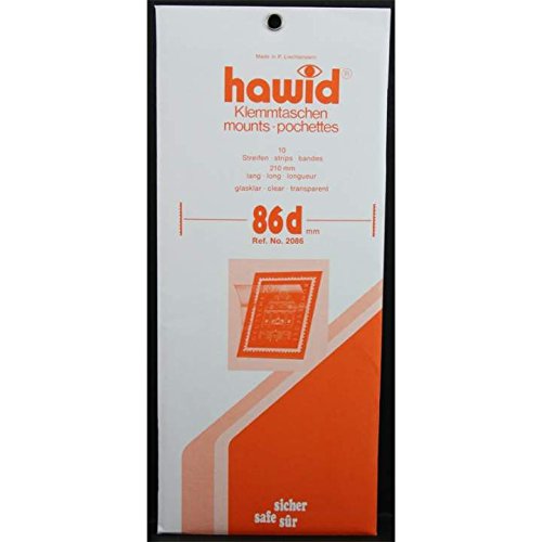 Hawid Stamp Mounts - 210 x 86mm - Clear (10 per pack) : Amazon.co.uk ...