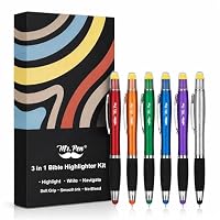 Mr. Pen- Bible Highlighter with Pen and Stylus for Touchscreens, 3 in 1 ...