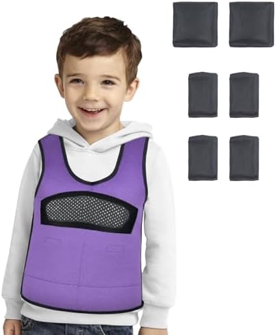 Amazon.com: Compression Vest for Kids (Small, Ages 2 to 4) Weighted ...