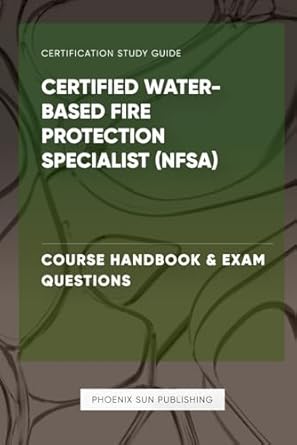 Certified Water-Based Fire Protection Specialist (NFSA) - Course ...