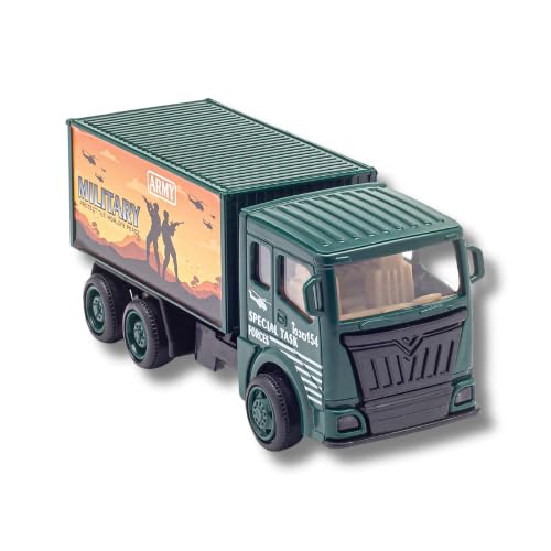 WooZee.. Military Army Truck Toy | Pull-Back Action | Realistic Design ...