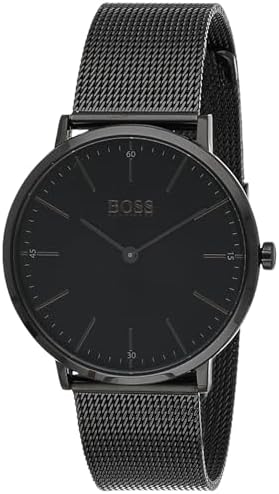 BOSS Reloj Analógico de Cuarzo para hombre con correa de malla de acero ...