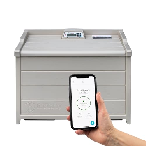 Snapklik.com : BenchSentry Connect Tan Package Delivery Box For Outside