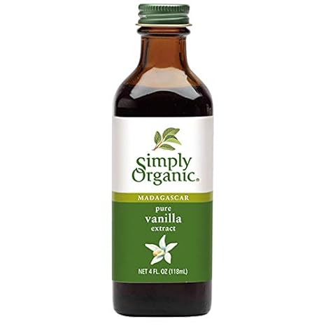 Amazon.com: Simply Organic Pure Vanilla Extract, Certified Organic, 4 ...