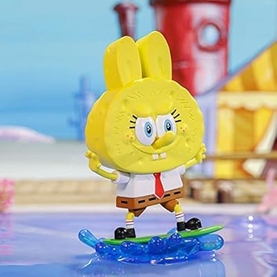 Buy POP MART Labubu Spongebob 3PC Collectible Figure Kawaii Toys Bulk ...