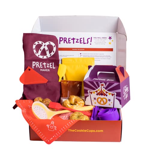 The Cookie Cups - Pretzel Maker Kit, Kids Cooking Set for Girls and ...