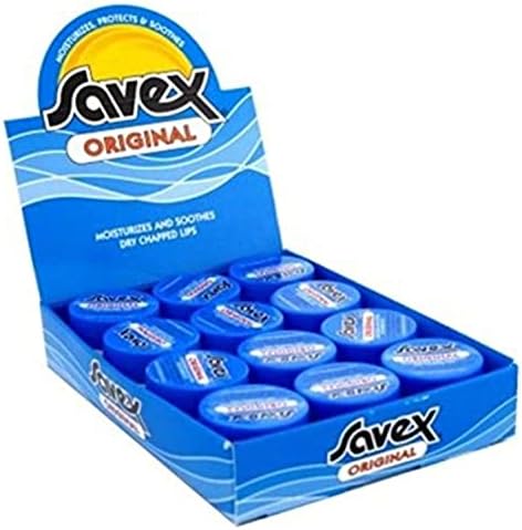 Amazon.com : Savex Lip Balm, Original 0.25 oz 12 count (Pack of 1 ...