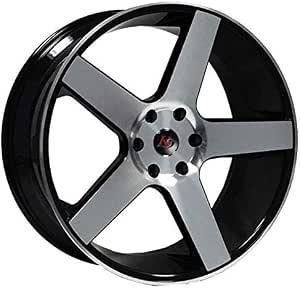 Amazon.com: K9 K-05 5198 22X9.5+30 6X135 C.B 87.10 MACHINE BLACK ...