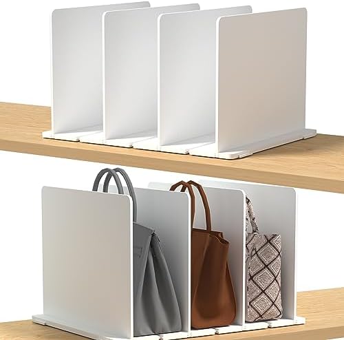Amazon.com: Moryimi Purse Organizer for Closet Shelf, Adjustable Purse ...