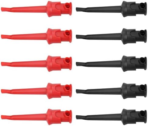 10pcs P5002 Test Hook Clips Plunger Mini Hooks s Clip Probe Multimeter ...