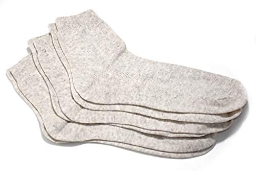 Amazon.com: FlaxSox Thin Breathable Organic Linen Socks for Women, Pack ...