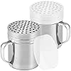 Amazon.com: CUSINIUM 10oz Metal Parmesan Cheese Shakers with Large ...
