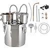 Amazon.com: Takywep 13Gal Double Chilled Alcohol Still - Stainless ...