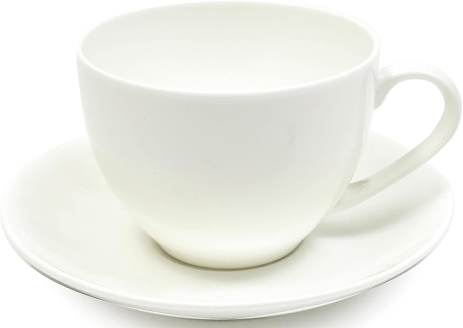 Maxwell & Williams Cashmere Tea Cup and Saucer, Fine Bone China, White ...