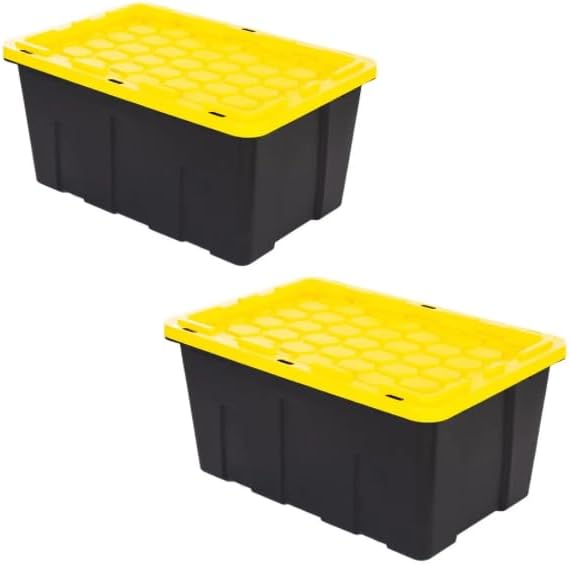 Caja de plastico con tapa | Caja organizadora para uso rudo | Capacidad ...