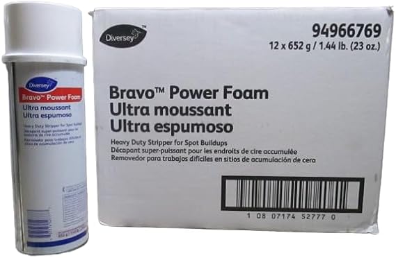 Amazon.com: Diversey Bravo Power Foam - Heavy Duty Stripper for Spot ...