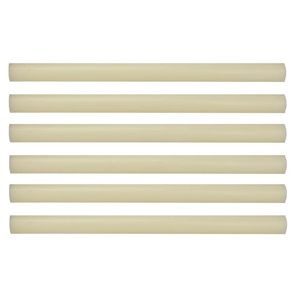 INVENTO 6pcs Plastic Nylon Rod Smooth 10mm Outer Diameter 500mm (0.5 ...