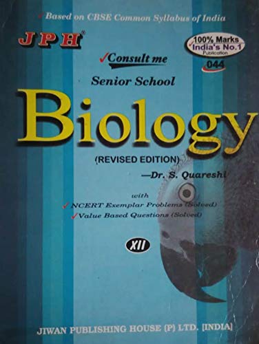 Buy JPH cbse senior secondary series class 12 BIOLOGY Book Online at ...