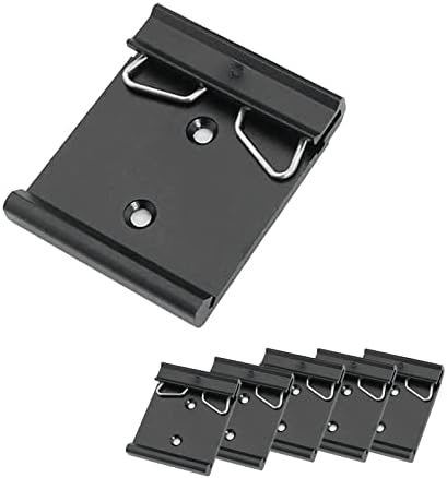 Amazon.com: 5Pack 35mm Din Rail Fixed Clamp 1.73 Width Universal DIN ...