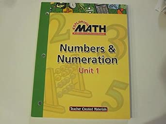 Exploring Math (Numbers & Numeration, Unit 1) | Amazon.com.br