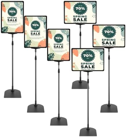 Amazon.com: Hyuetrsa 6 pack Adjustable Pedestal Stand Holder for 8 ...