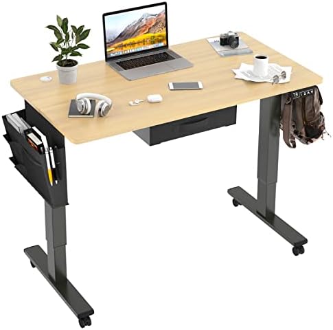 Amazon.co.jp: Homco Elevating Desk, Electric Elevating Desk, Height ...
