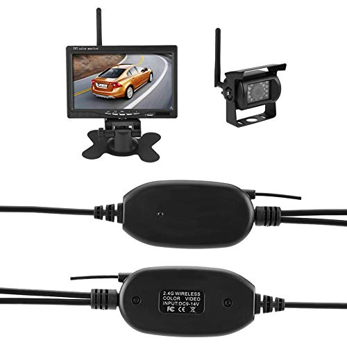 12V 2.4GHz Wireless Video Transmitter and Receiver Kit, for Car Backup ...