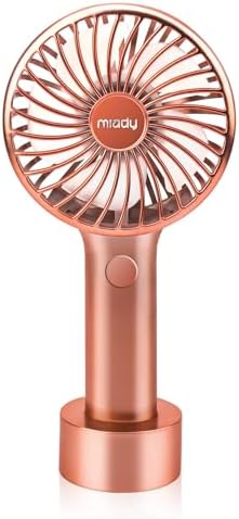 Amazon | Miady 携帯扇風機 5000mAh大容量 3段階風力調節 USB-Type C充電式 ハンディファン 持ち運び 20時間 ...
