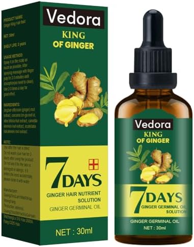 Amazon.com : 2Pcs Lidoria Ginger Anti Hair Loss 7 Days,Ginger Anti Hair ...