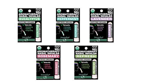 Amazon.com : Aromatherapy Nasal Inhaler pack of 5 Made with Organic ...