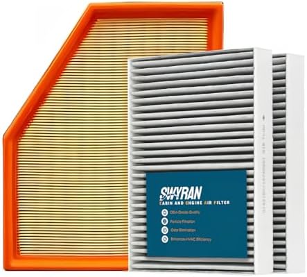 Cabin & Engine Air Filter Combo Kit for X5/X6/X7 (2019-2024, 3.0L), 5/7 ...