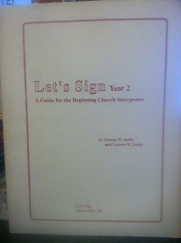 Amazon.com: Let's sign, year 2: A guide for the beginning church ...