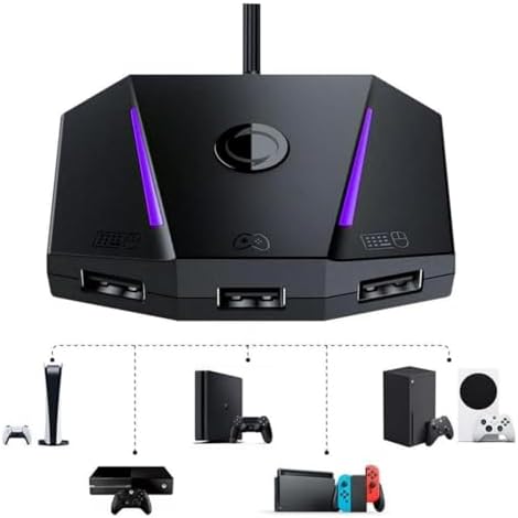 PUSOKEI VX2 AimBox Game Console Mouse and Keyboard Converter, APP ...