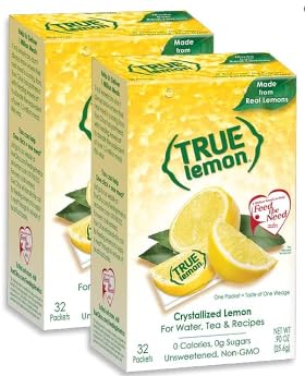 Amazon.com: True Lemon Packets - Crystallized Lemon for Water 32 Count ...